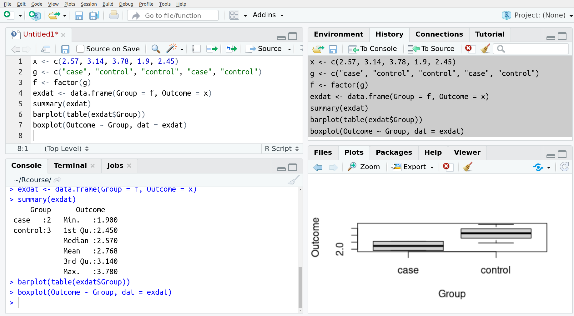 3 Working in RStudio | Introduction to R